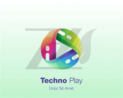 دانلود لوگو طرح دایره ای رنگارنگ با پس زمینه روشن دانلود رایگان فایل لایه باز، Psd، وکتور