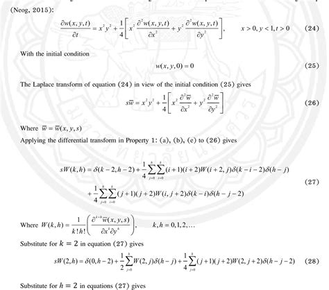 Figure 7 Application Of Laplace Differential Transform