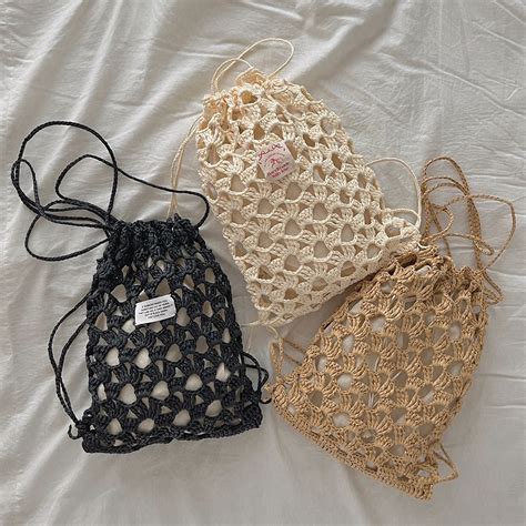 코바늘 하우스오브지원 코바늘가방 손뜨개 코바늘모자 🇰🇷 루피 코바늘 미니 슬링백 Diy 패키지가 업데이트