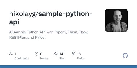 github nikolayg sample python api a sample python api with pipenv flask flask restplus and
