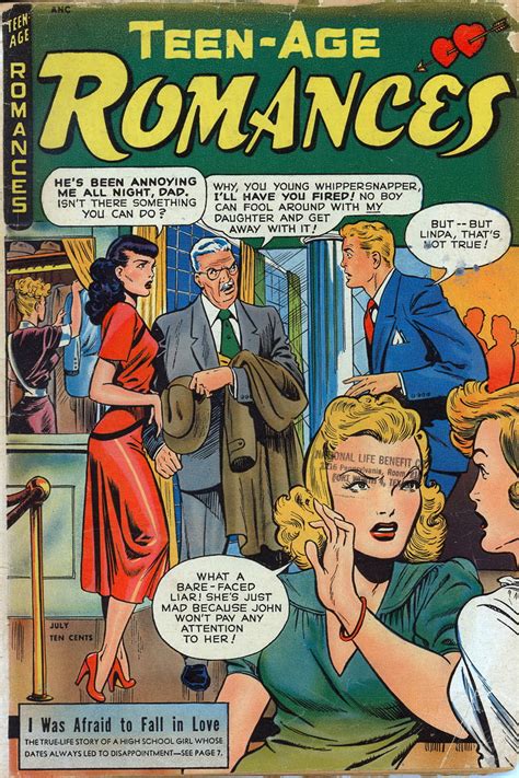 Chicago Spanking Review Comics Page 2 Teen Age Romances 3 Spanking