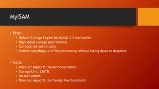 Database Storage Engines PPT