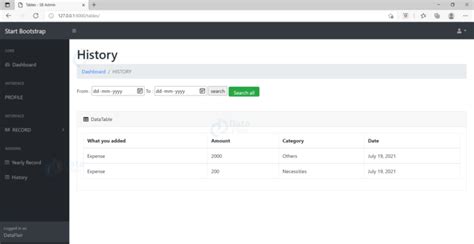 Python Expense Tracker Project With Source Code Dataflair