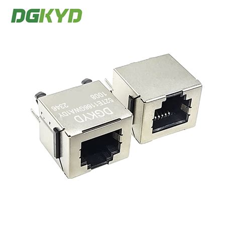 Dgkyd52te1166gwa1dy1008 6p6c Rj11 Connector 180° Vertical Interface