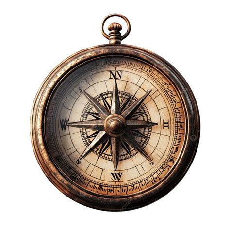 Antique Brass Compass With Vintage Design Compass Navigation Antique