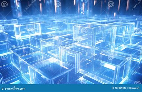 Beautiful Background Made Of Glass Elements Stock Illustration