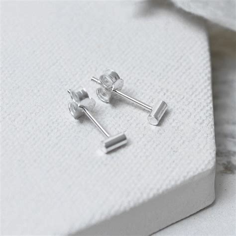Sterling Silver Saddle Studs Affordable Silver Jewellery Martha Jackson