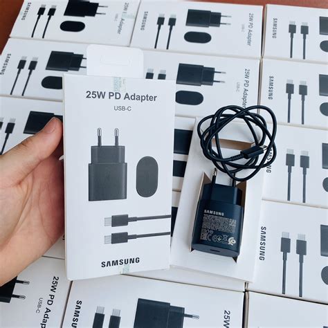 Bộ sạc nhanh Samsung 25w Full Box Hàng 1 1 gồm củ sạc samsung và dây sạc nhanh Samsung Type C