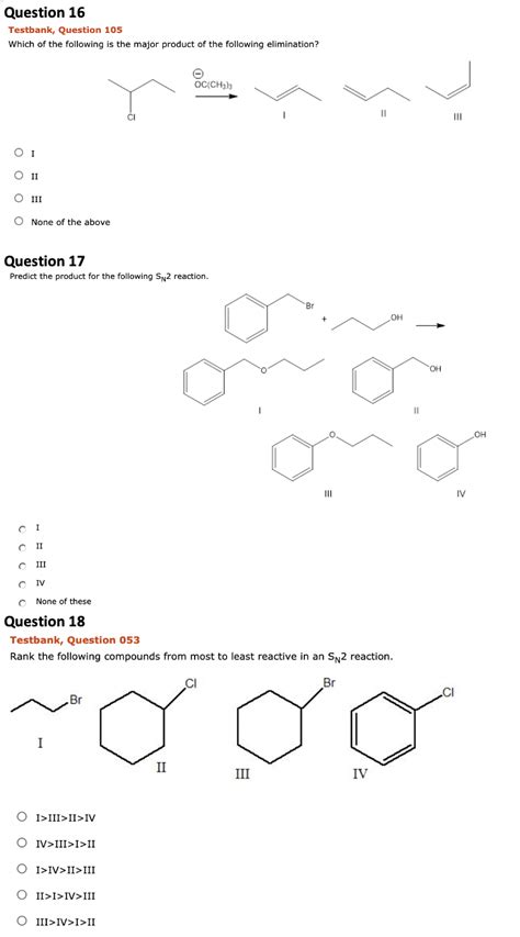 Solved Question 16 Testbank Question 105 Which Of The
