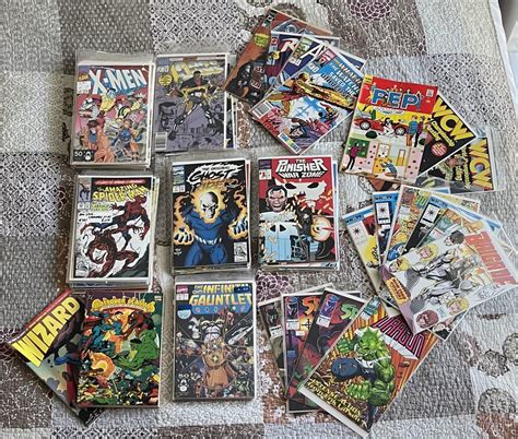 My Dads Mostly Marvel Comic Collection From When He Was 12 Hes