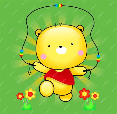 Premium Vector Hand Drawn Cute Bear Illustration