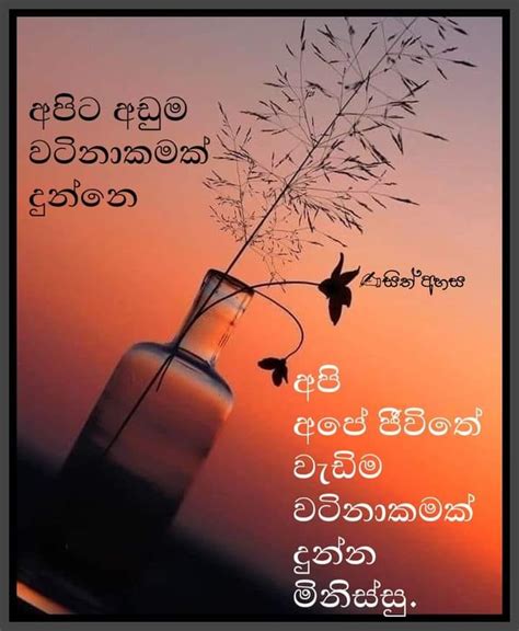 හිතට වදින වදන් ️ ️