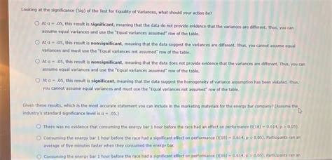 9 Interpreting Statistcal Software Output For T Test