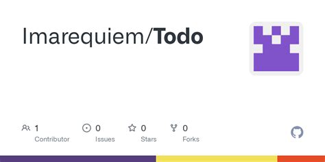 Github Imarequiem Todo