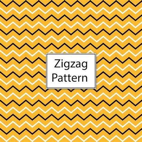 Premium Vector Black And White Chevron Zigzag Line Pattern On Yellow