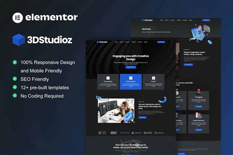 3dstudioz 3d Design And Animation Studio Elementor Template Kit Latest 3dstudioz 3d Design And Animation Studio Elementor Template Kit Latest