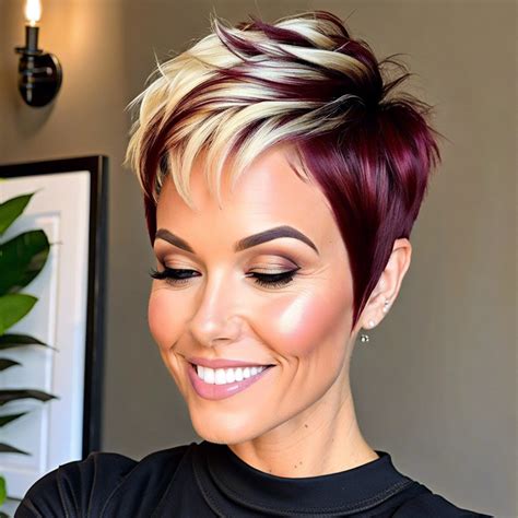 15 Deep Burgundy Hair With Blonde Highlights Ideas Burst Of Style