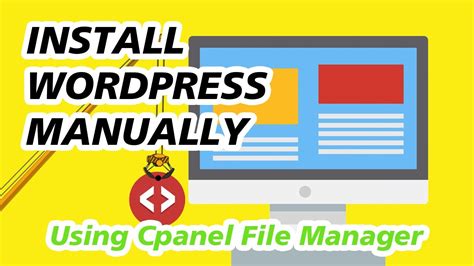 How To Install Wordpress Manually Using File Manager In Cpanel Youtube