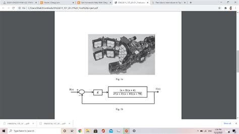 solved engg614 final project project the robotic hand shown