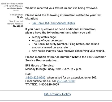Irs R Irs