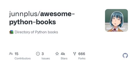 GitHub Junnplus Awesome Python Books Books Directory Of Python Books