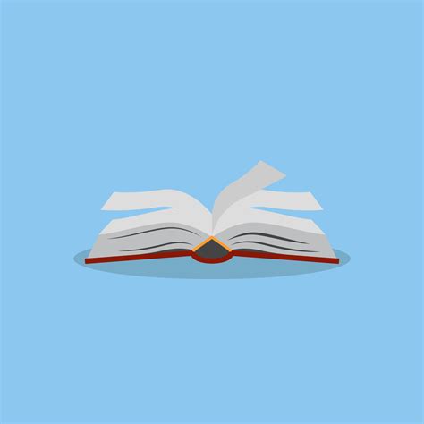 Open Book Flat Vector Icon Illustration 23015038 Vector Art At Vecteezy