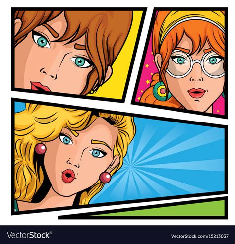Pop Art Comic Strip Icon Royalty Free Vector Image