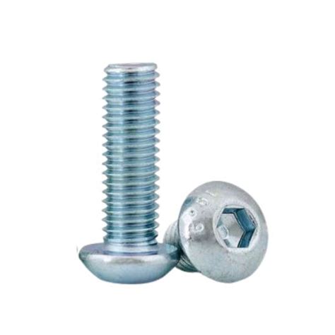 Bulong Lục Giác Chìm đầu Dù Iso 7380 M8x35 Thép Class 10 Mạ Kẽm Công