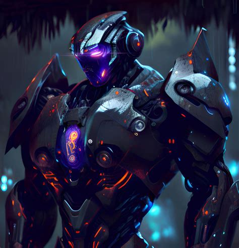 Cyberpunk Bot Made With Midjourney By Marcelosilvaart On Deviantart