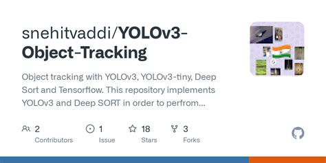github snehitvaddi yolov3 object tracking object tracking with