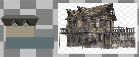 WIP Top Down Combi Building Artwork Aseprite Community