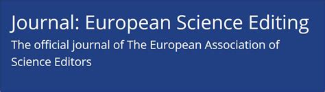 European Science Editing Issue 451 Released