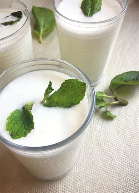 Mint Lassi Eatdrinkpure