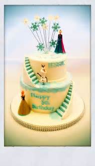 Frozen Theme Staircase Cake