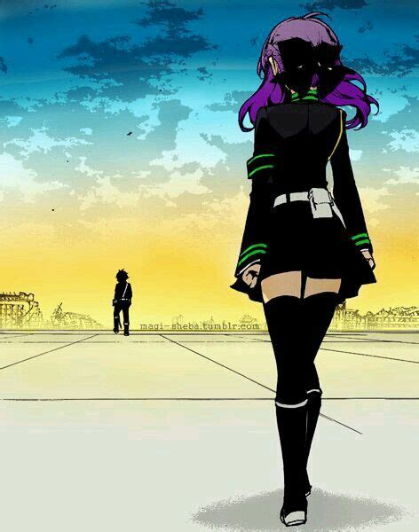 Shinoa And Yuu Owari No Seraph Danmachi Anime Owari No Seraph