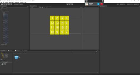 unity ui grid programatically instantiating obiects in a spiral of