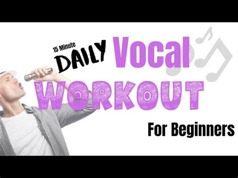 Daily Vocal Workout For Beginners Top Singing Exercises VoiceAffairs Вокално
