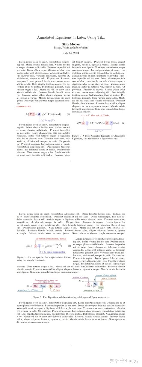 Latex公式标注美化 知乎