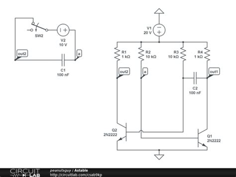Astable CircuitLab