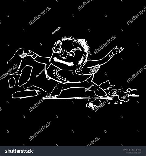 Edward Lear Vintage Sketch Vector Stock Vector Royalty Free