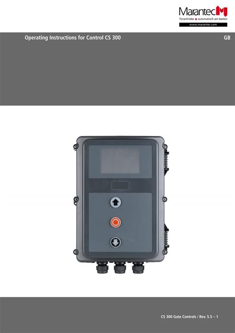 Operating Instructions Fo