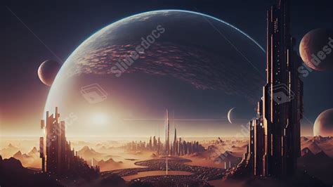 Future High Tech City Powerpoint Background For Free Download Slidesdocs