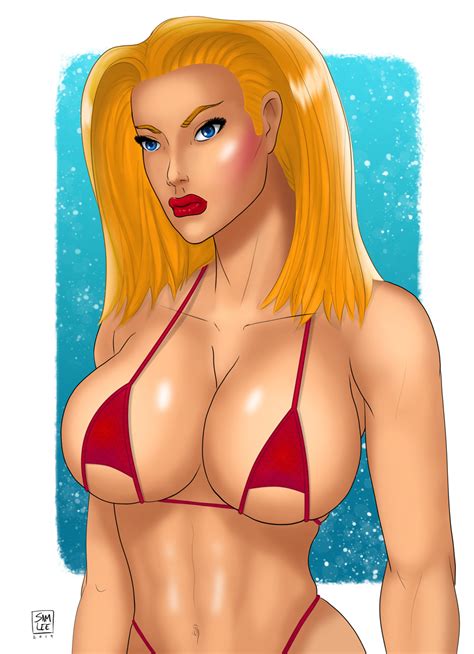 Beach Blonde By Cumbustible Hentai Foundry