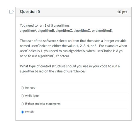 Solved Question Pts The Following Code Is Equivalent Chegg