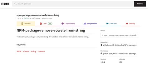 Npm Package Remove Vowels From String Yarn