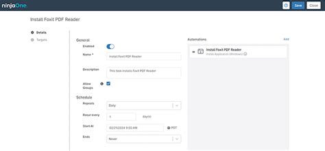 Bulk Actions Ninjaone