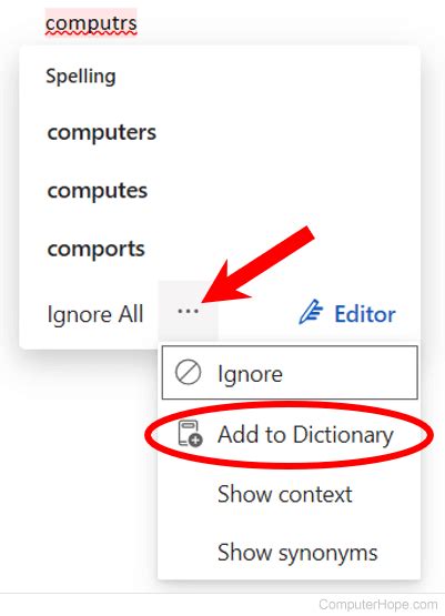 microsoft word dictionary template free word template