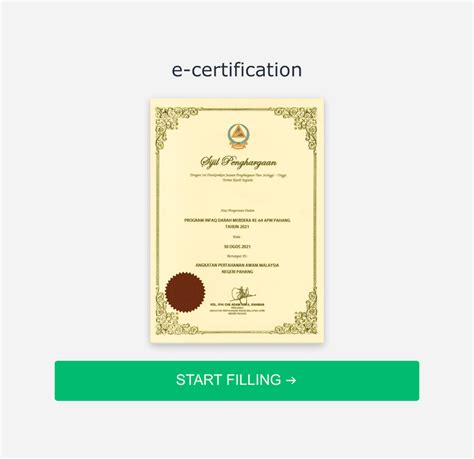 E Certification Form Template Jotform