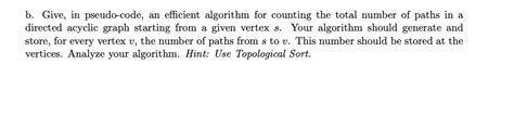solved problem 5 20 pts directed acyclic graphs a