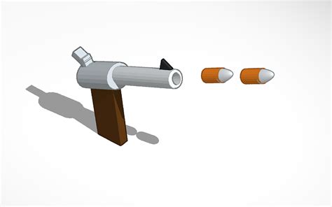 3d Design Super Gun Tinkercad